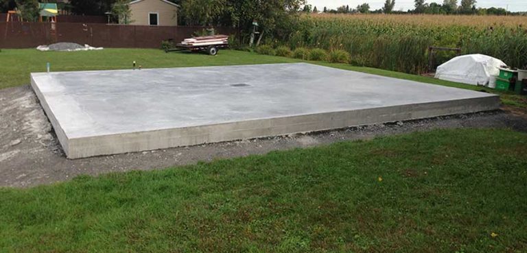 Comment faire une Fondation en béton pour un abri de jardin?