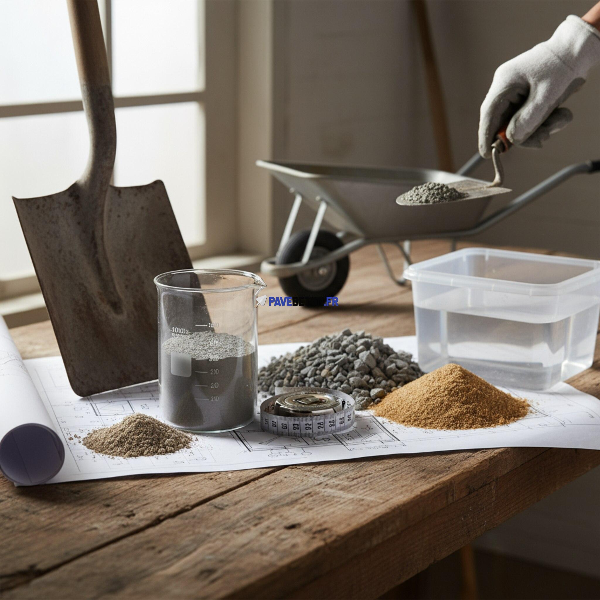 Comment calculer la quantité de ciment nécessaire pour un mélange de ...