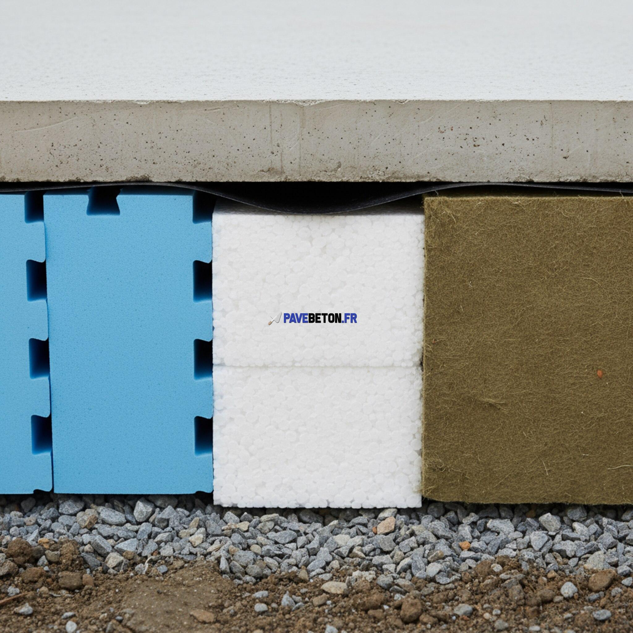 Quels isolants choisir pour une isolation sous dalle en béton? - PaveBéton