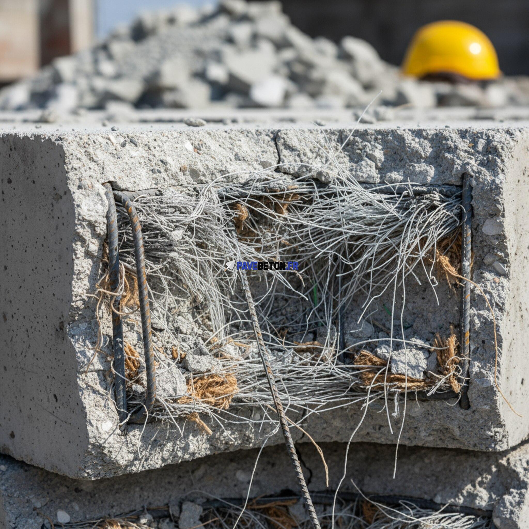 Quel est le rôle des fibres dans un béton fibré? - PaveBéton