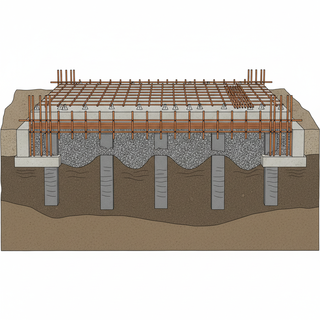 Comment dimensionner les armatures pour une dalle en béton sur un sol ...